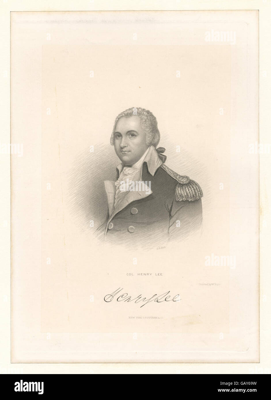Colonel Henry Lee, a notable figure in American history, was a military ...