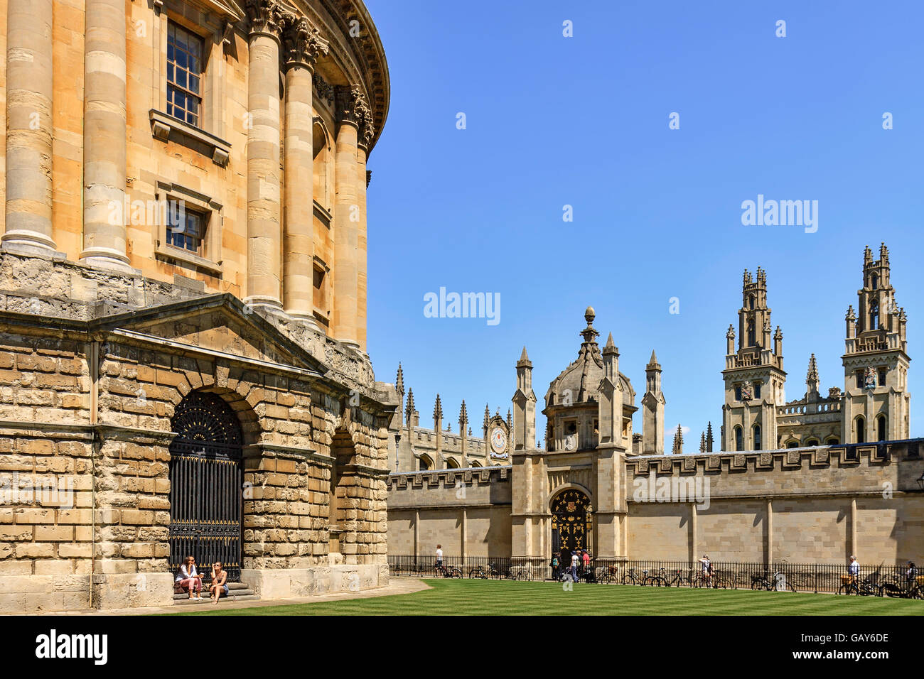 All Souls College From Camera Oxford UK Stock Photo - Alamy