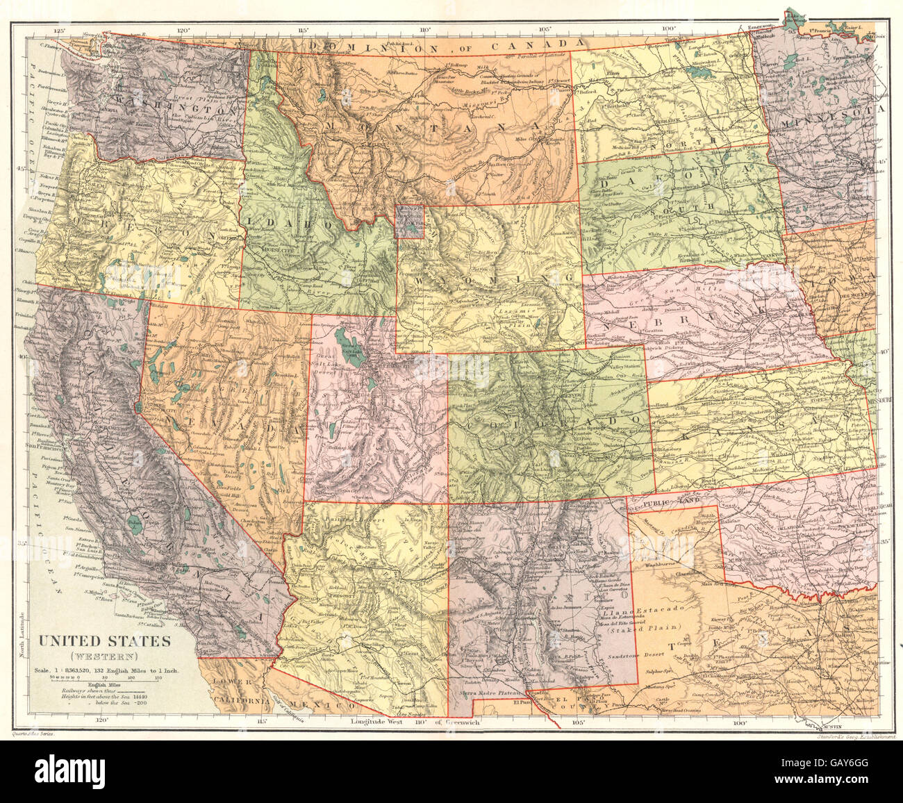 United states map scale hi-res stock photography and images - Alamy