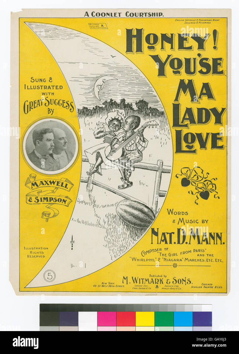 'Honey, You'se Ma Lady Love' is a charming, playful song from the early ...