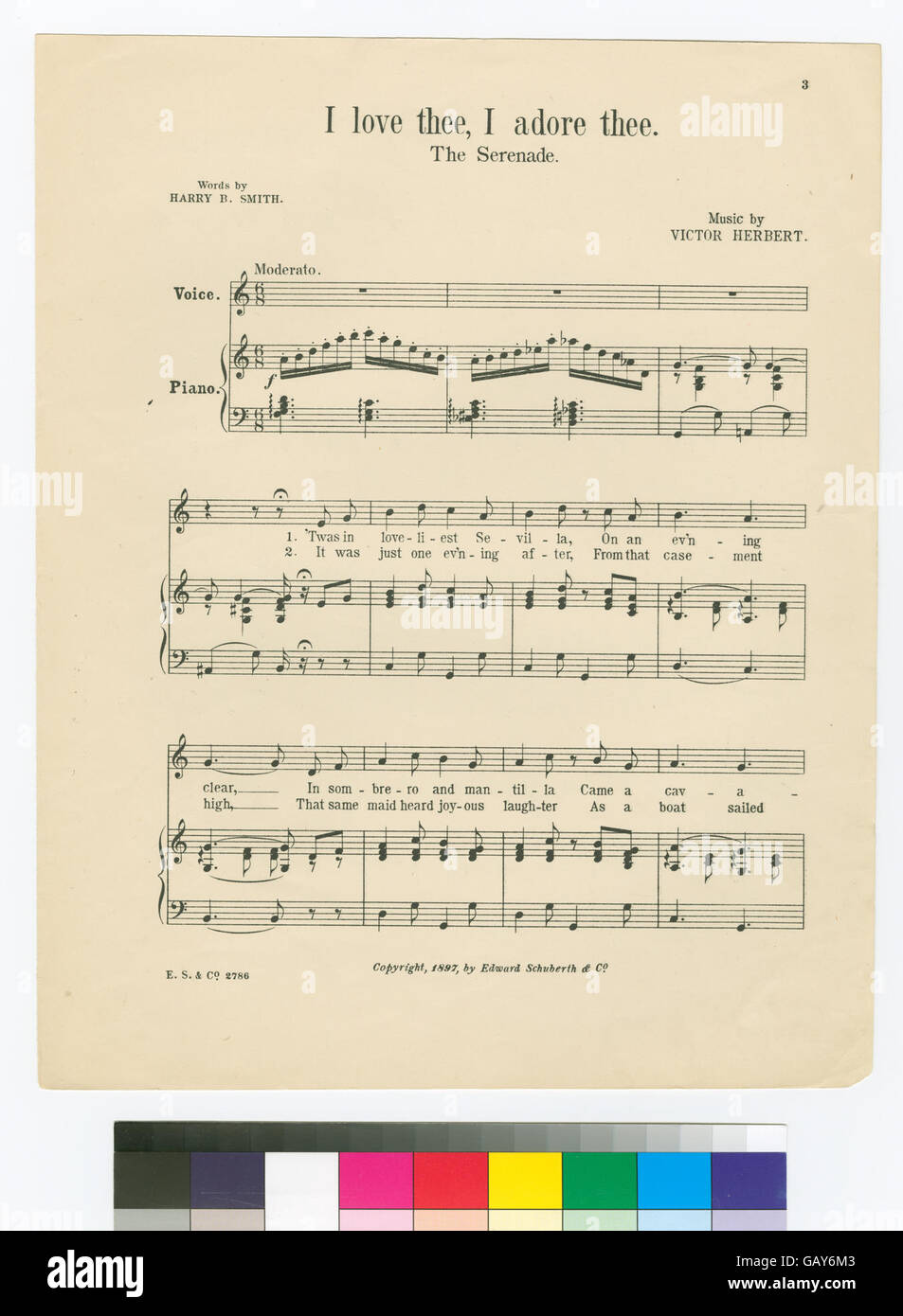 The title 'I Love Thee, I Adore Thee' is a romantic declaration of ...