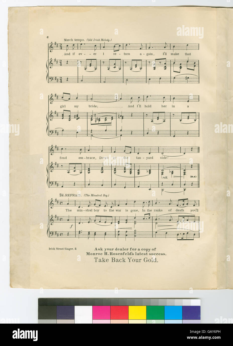 'The Irish Street Singer, or Honest John McCool' is a song or ...