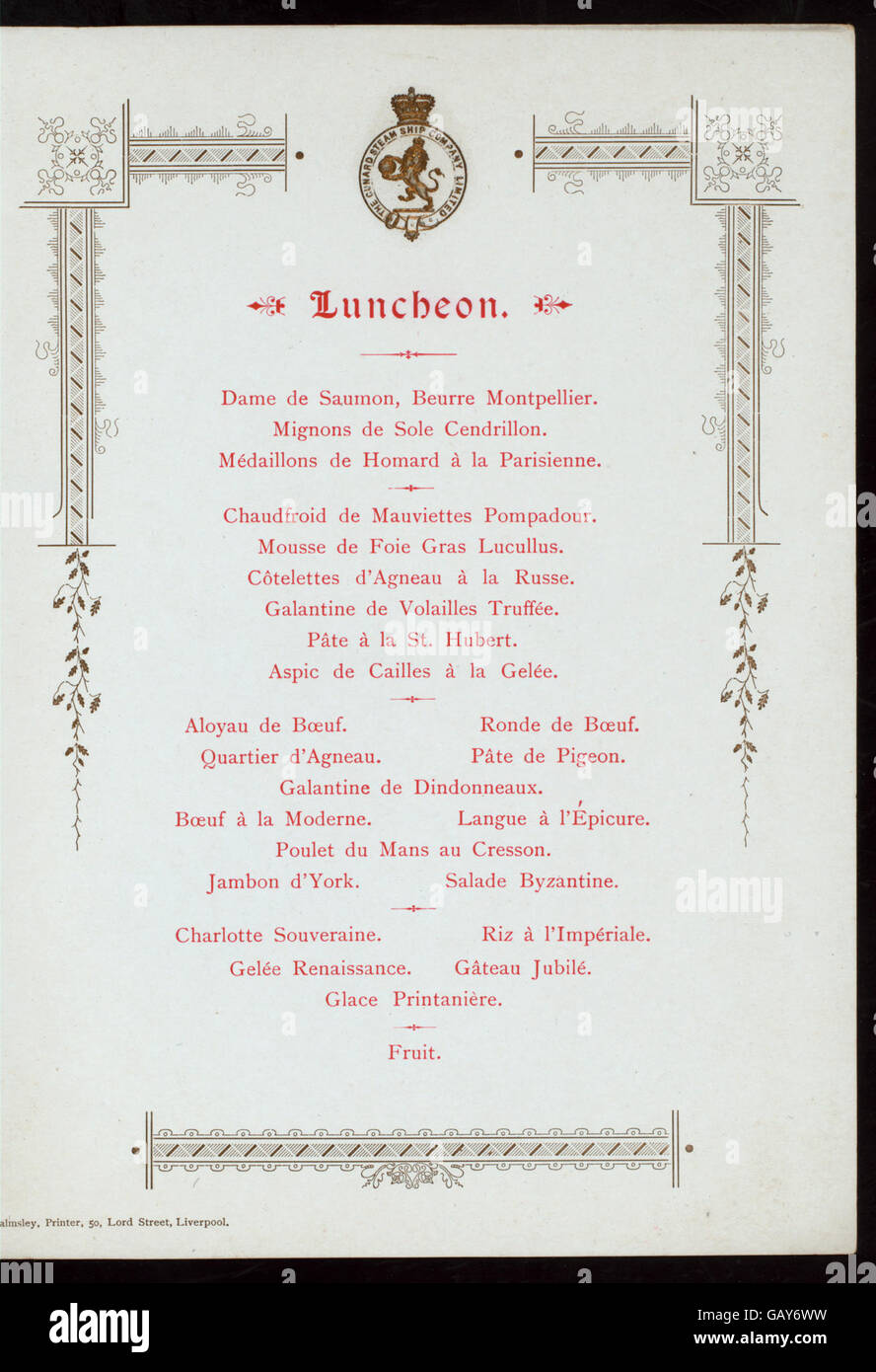 A luncheon held to celebrate the Diamond Jubilee of Queen Victoria ...