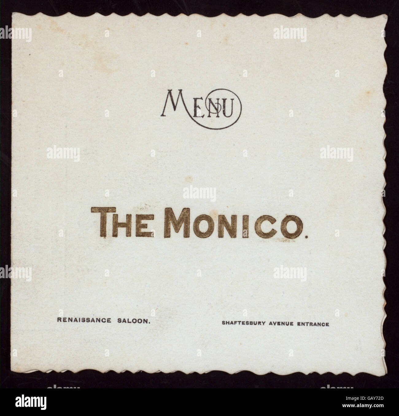 A historical dinner event held at the Renaissance Saloon of Monico in ...