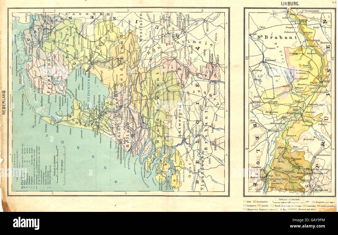 Map of limburg hi-res stock photography and images - Alamy
