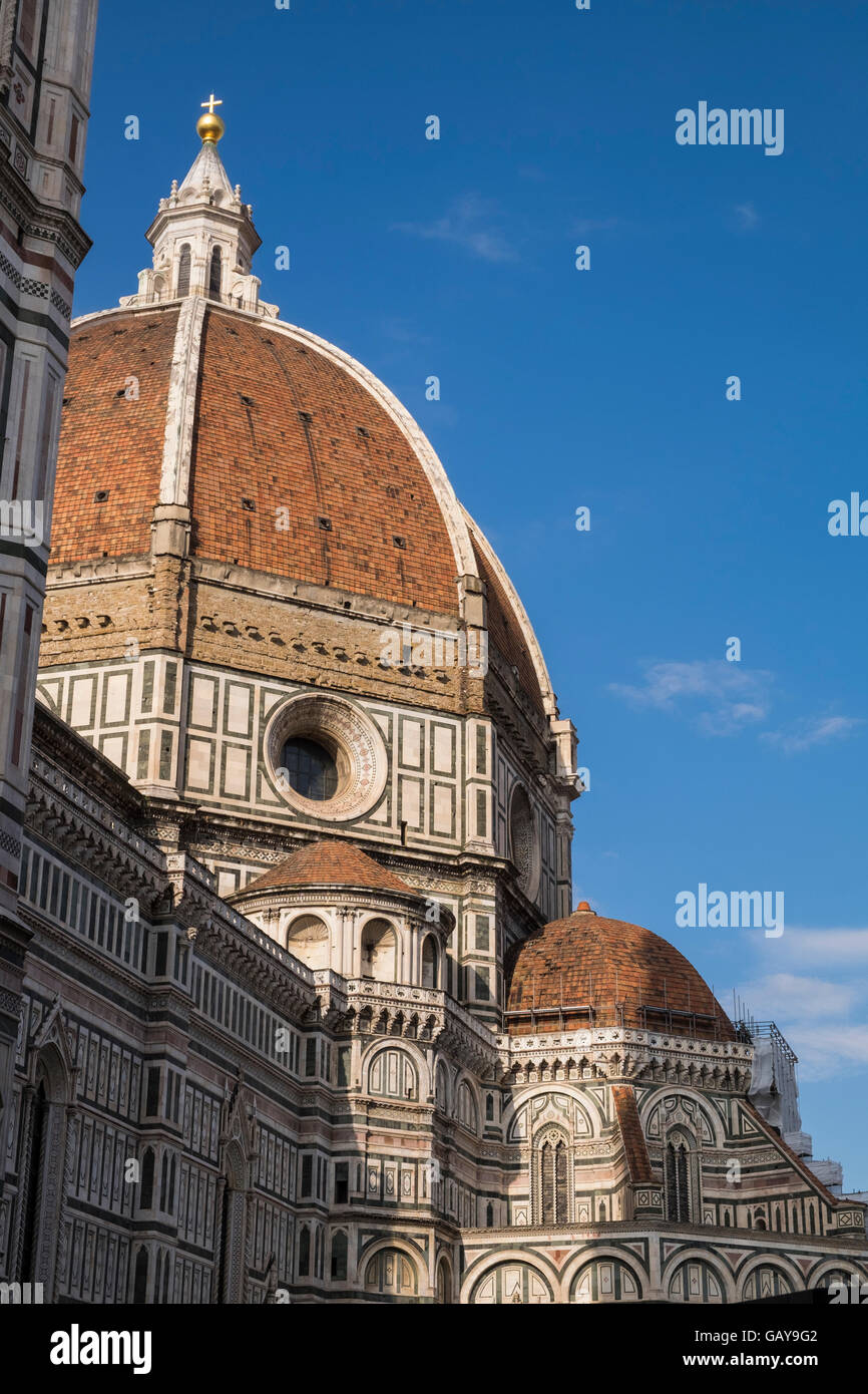 Dome, Duomo, of the cathedral of Santa Maria del Fiore in Florence ...