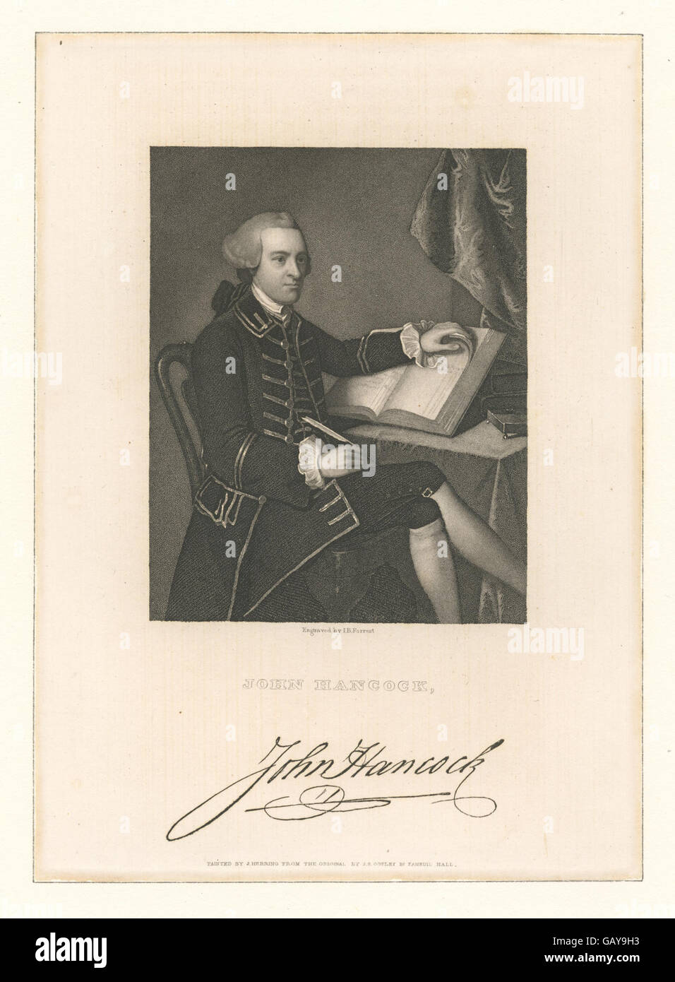 John Hancock was a prominent figure in the American Revolutionary War ...