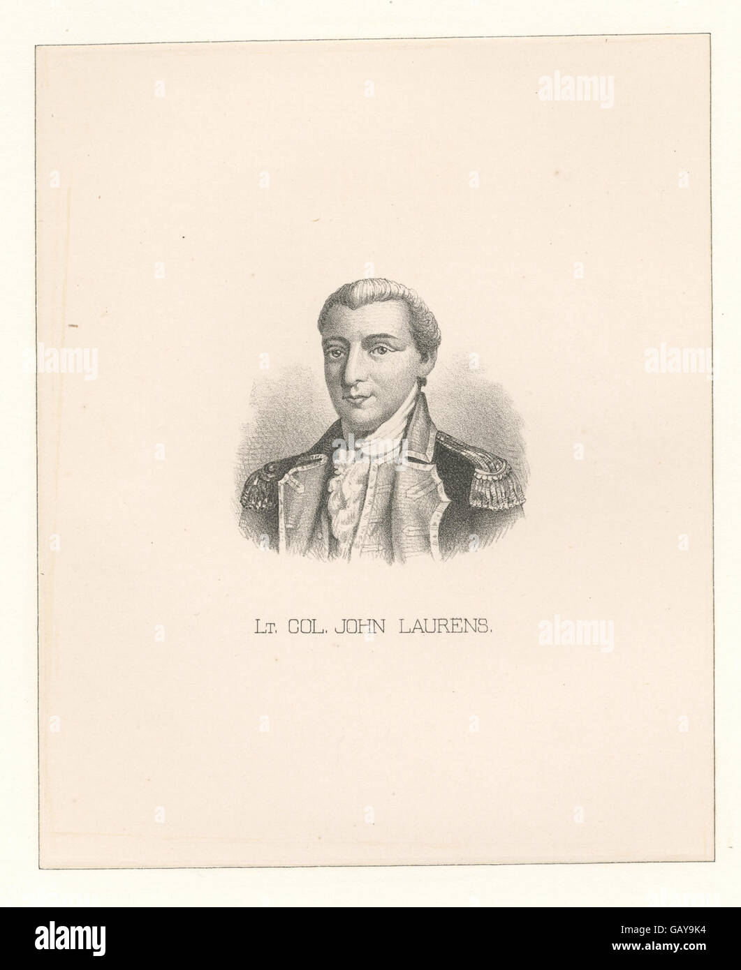 Col john laurens hi-res stock photography and images - Alamy