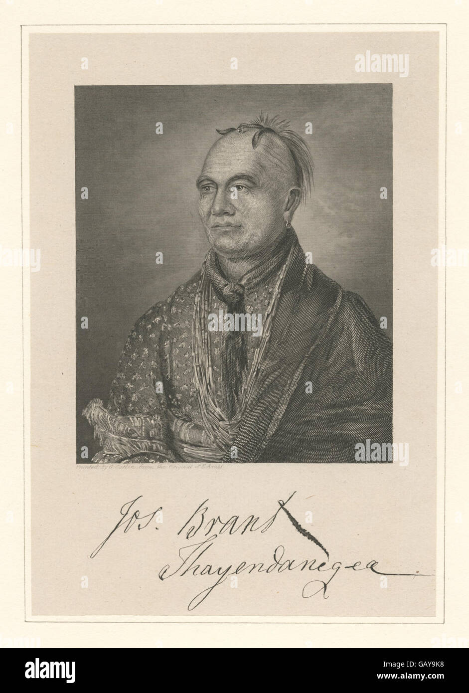 Mohawk military leader hi-res stock photography and images - Alamy