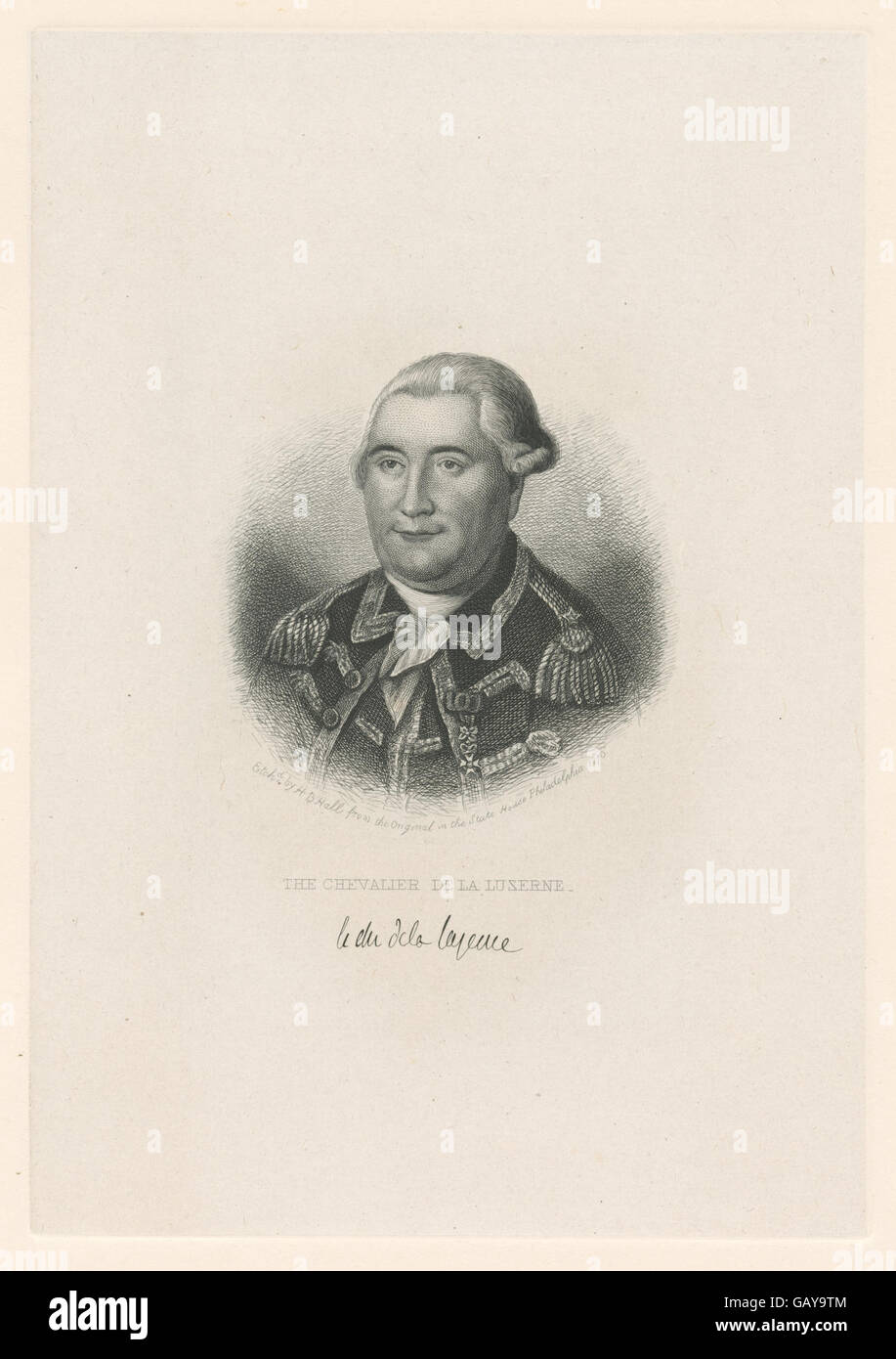 The Chevalier de la Luserne, cataloged under b12610206-422598, was a ...