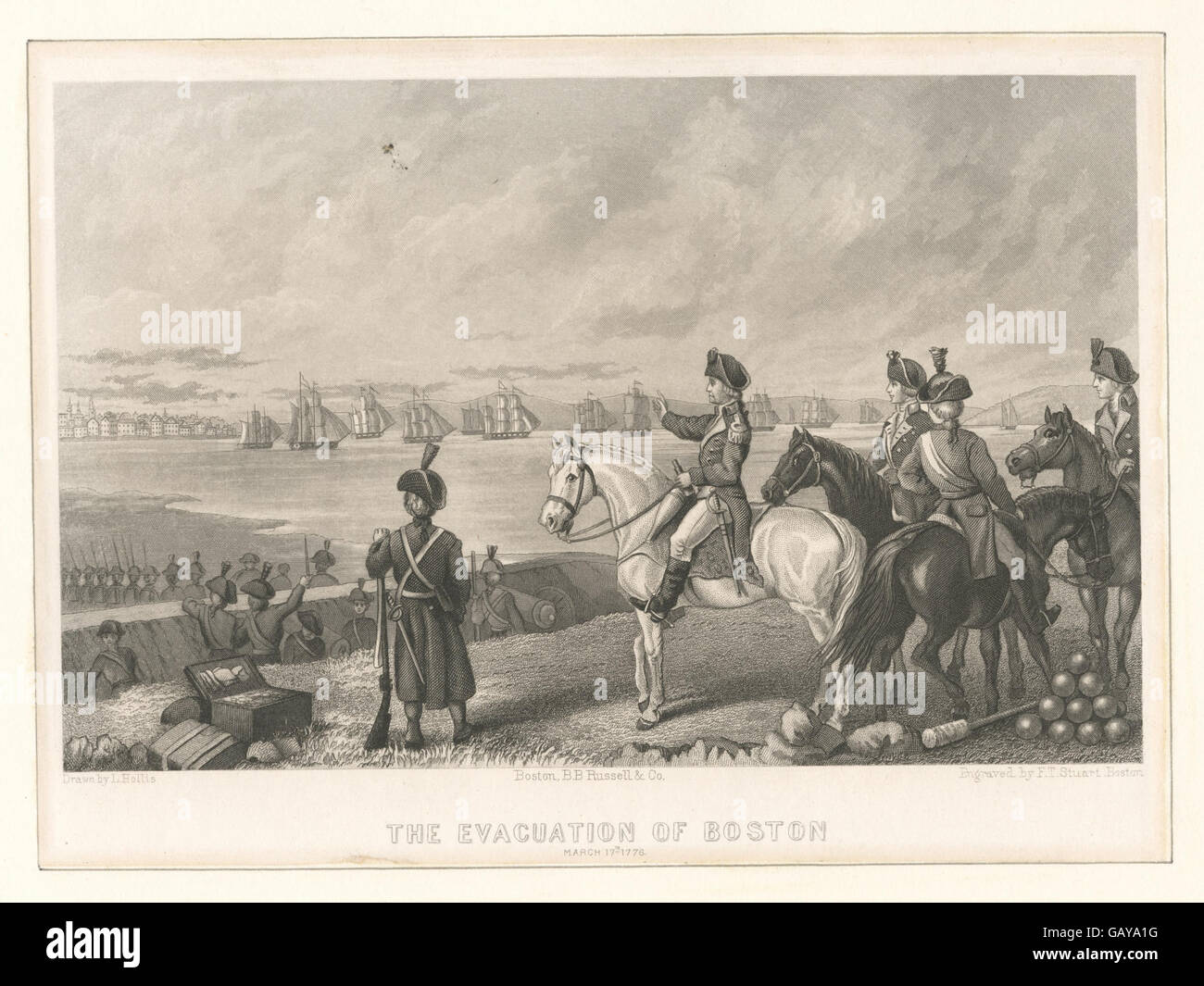 The Evacuation of Boston took place during the American Revolutionary ...