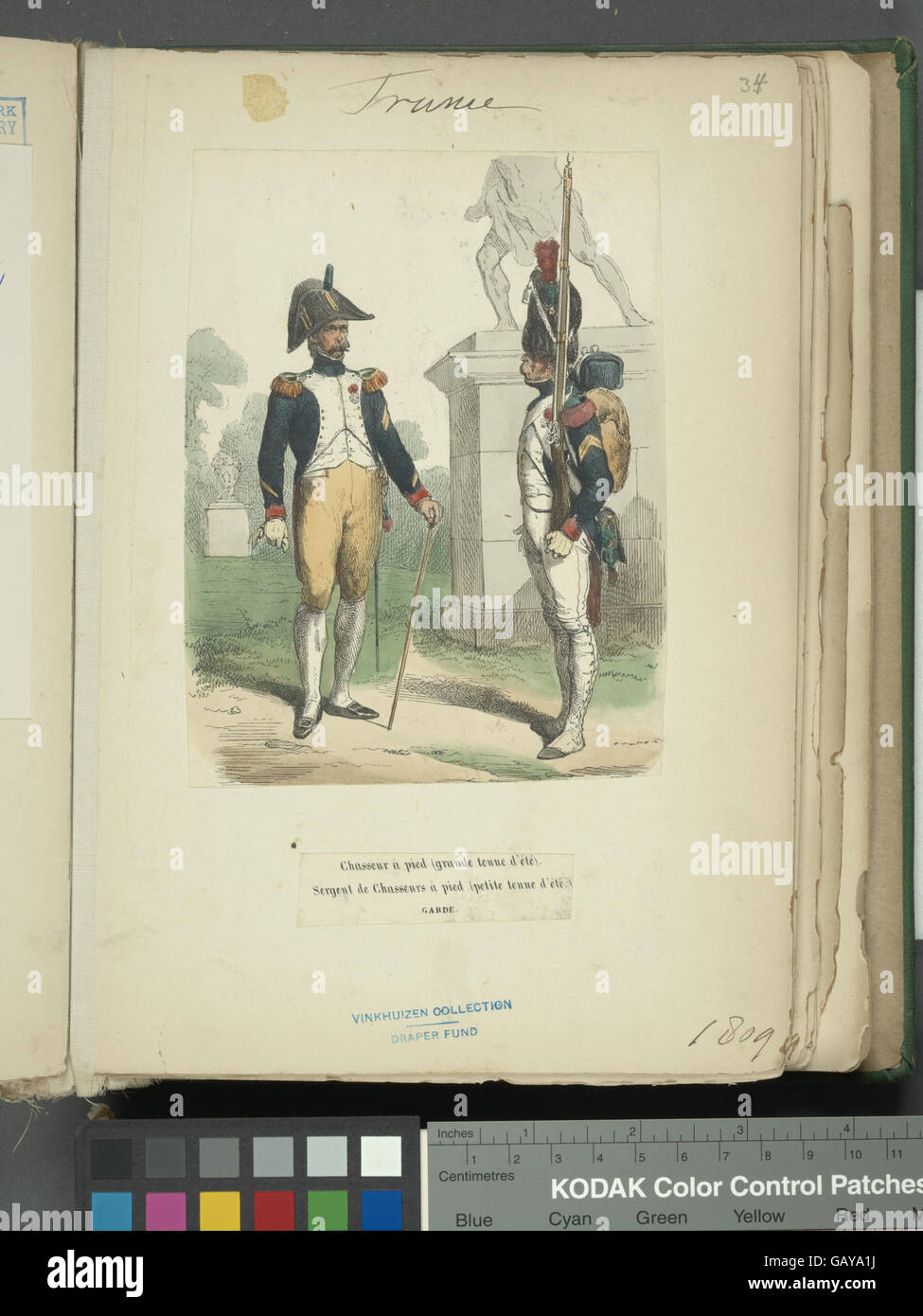 A historical record titled 'France, 1809', identified by code b14896507 ...