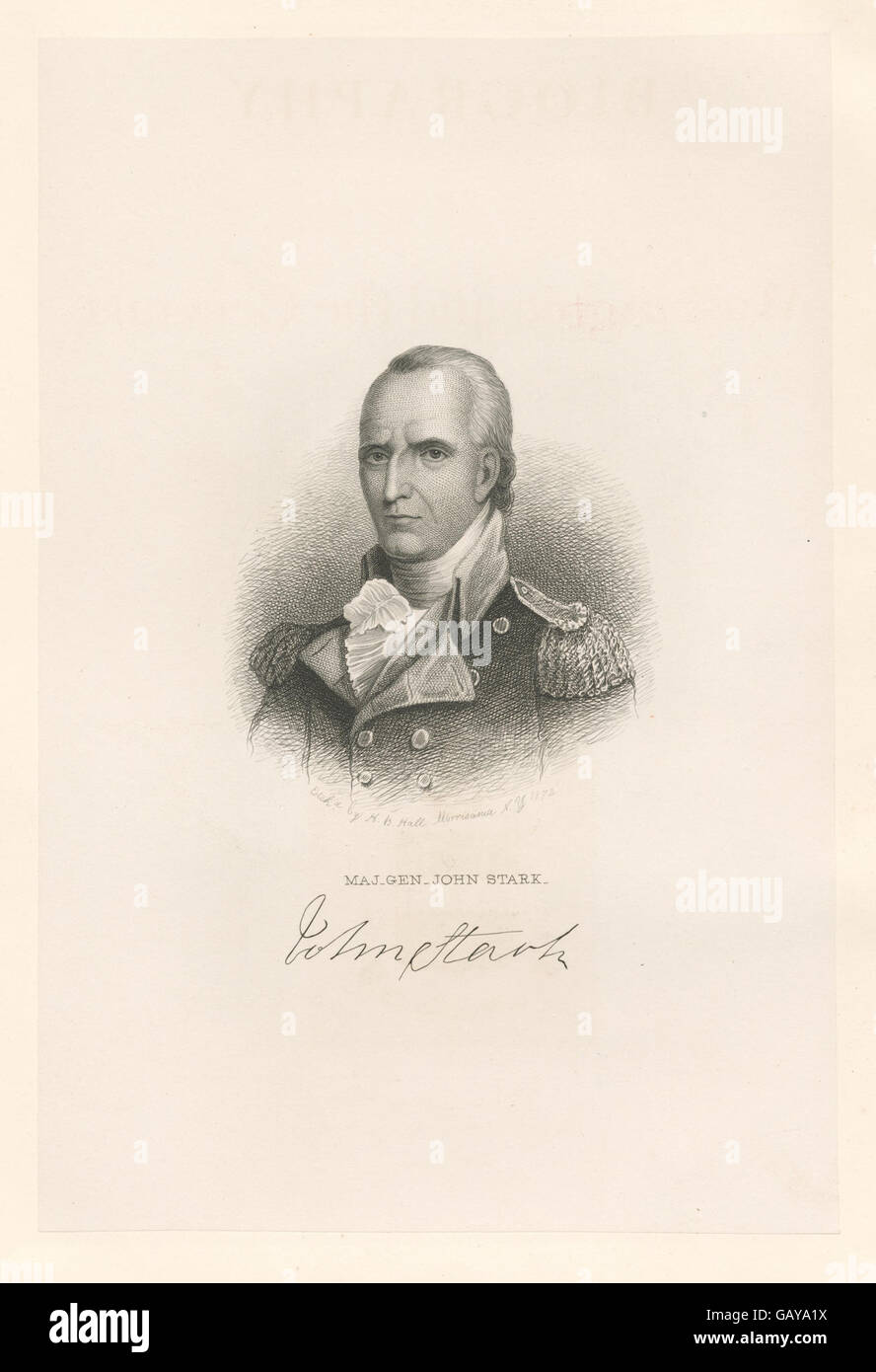 Major General John Stark was a prominent figure in the American ...