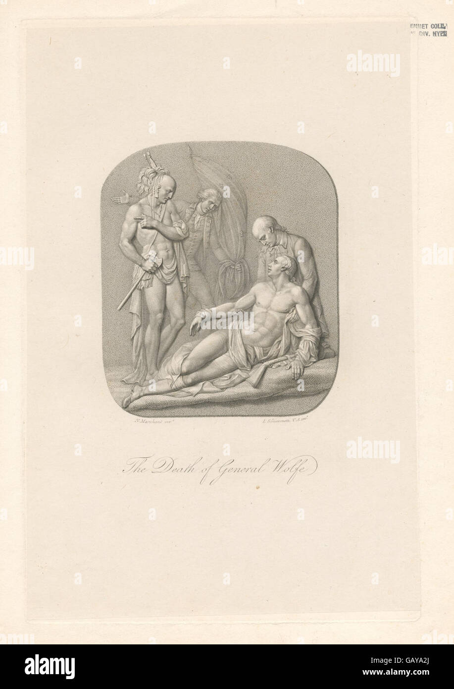 A historical reference to the death of General James Wolfe during the ...