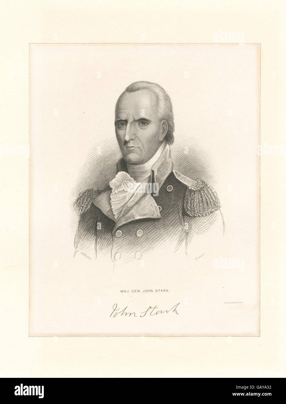 Major General John Stark was a key figure in the American Revolutionary ...