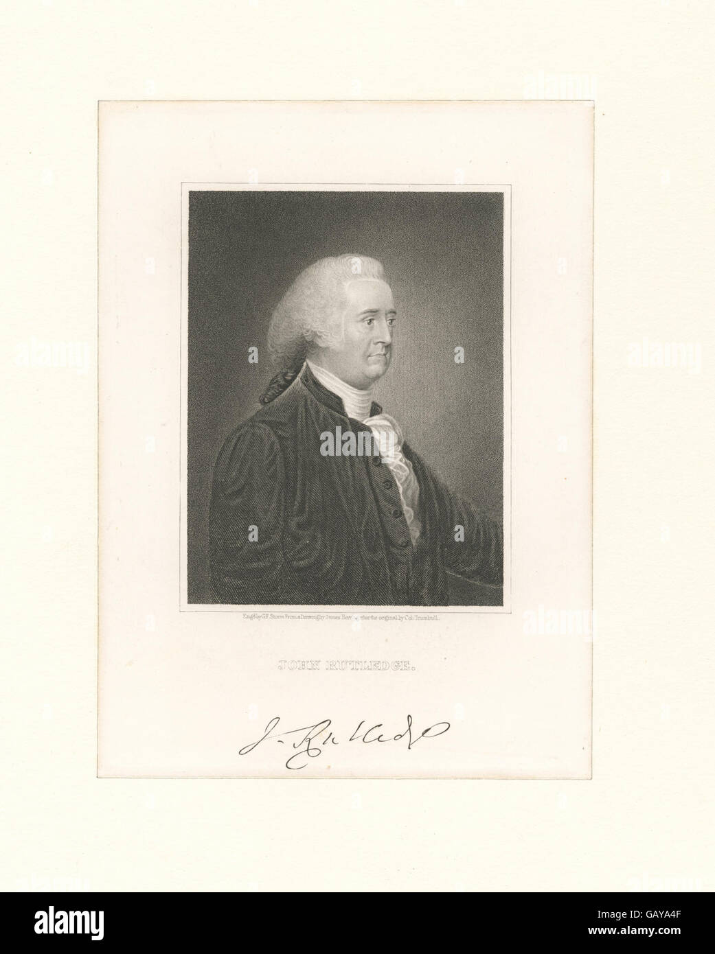 John rutledge hi-res stock photography and images - Alamy