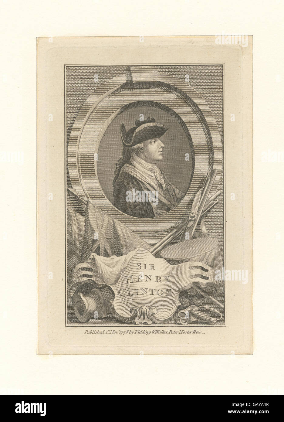 Sir Henry Clinton, associated with the registration number b12610208 ...