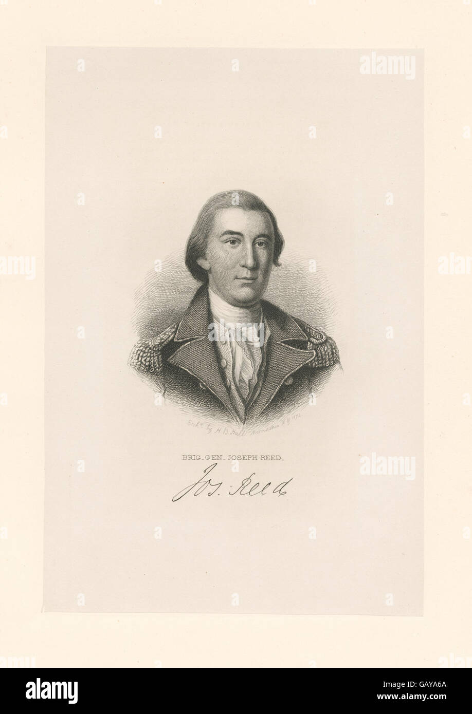Brigadier General Joseph Reed, an important figure during the American ...