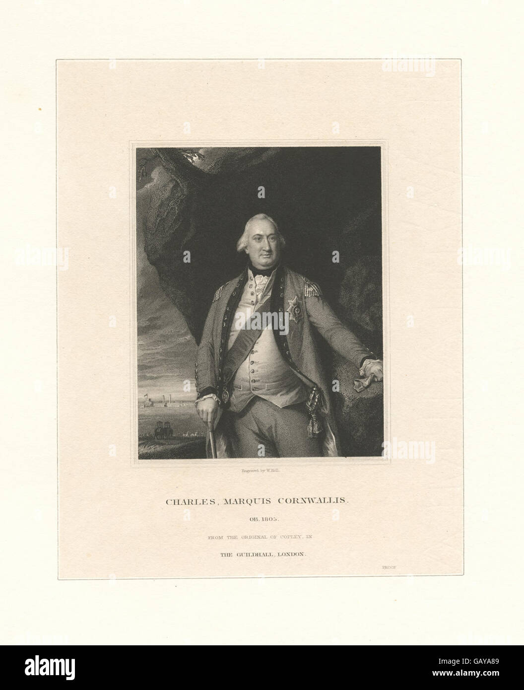 Charles Cornwallis, 1st Marquis Cornwallis, was a British Army officer ...