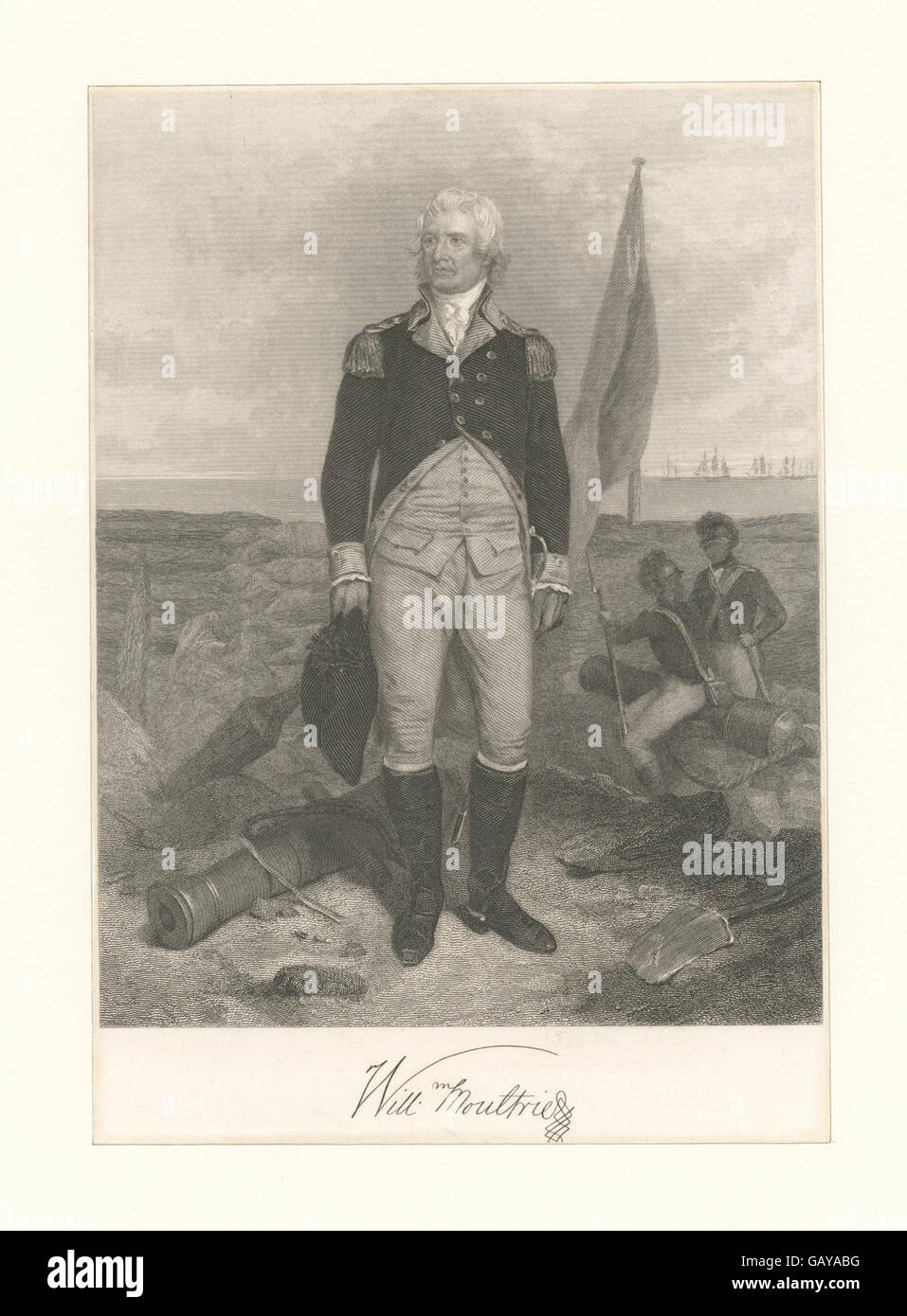 William Moultrie was a prominent American soldier and statesman during ...