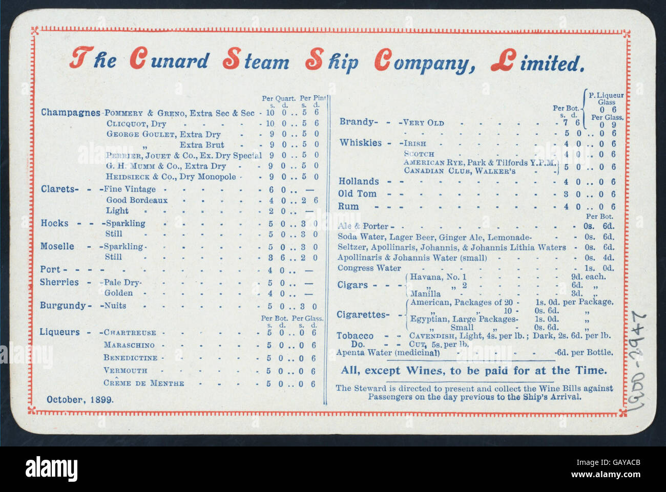 A formal dinner held by the Cunard Line aboard the RMS Laconia, a ...