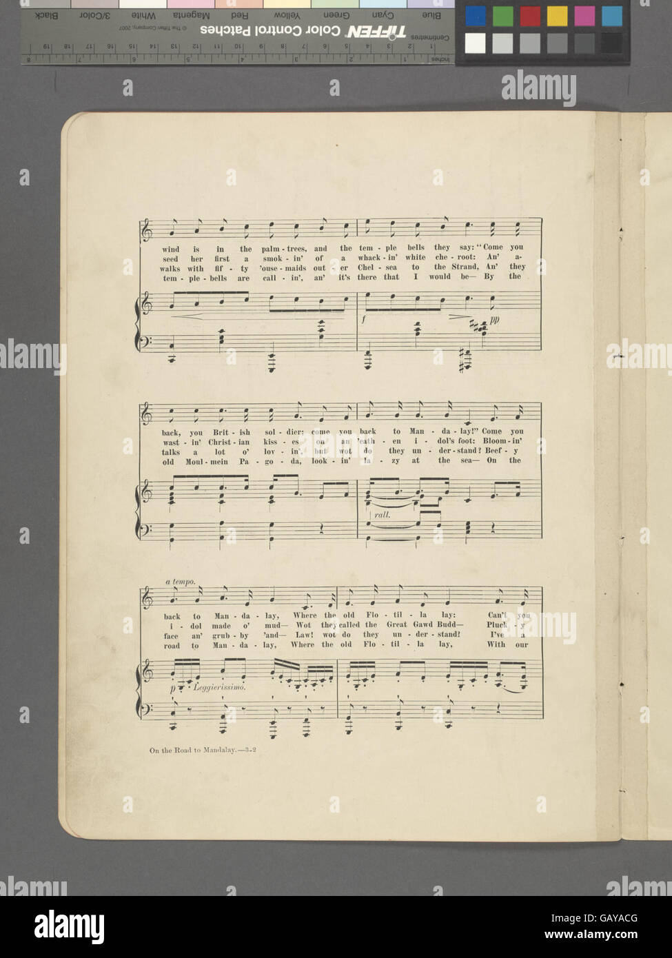 This title refers to the journey to Mandalay, possibly alluding to ...