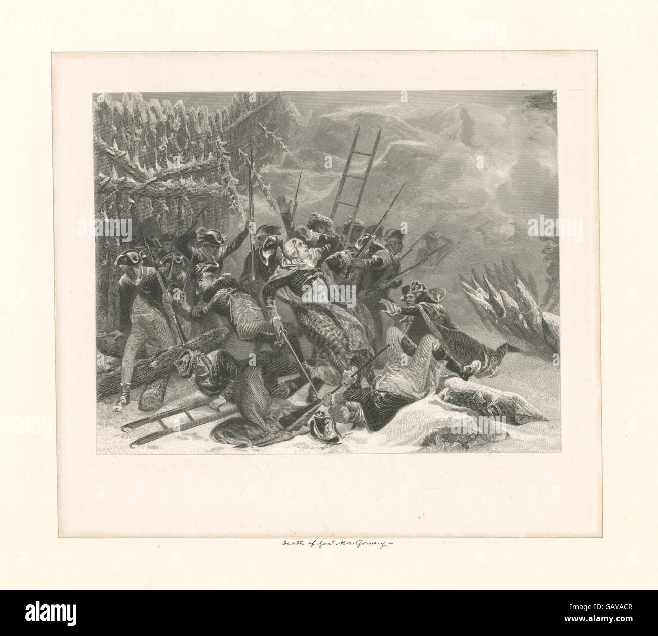 The death of General Montgomery, a key figure in the American ...