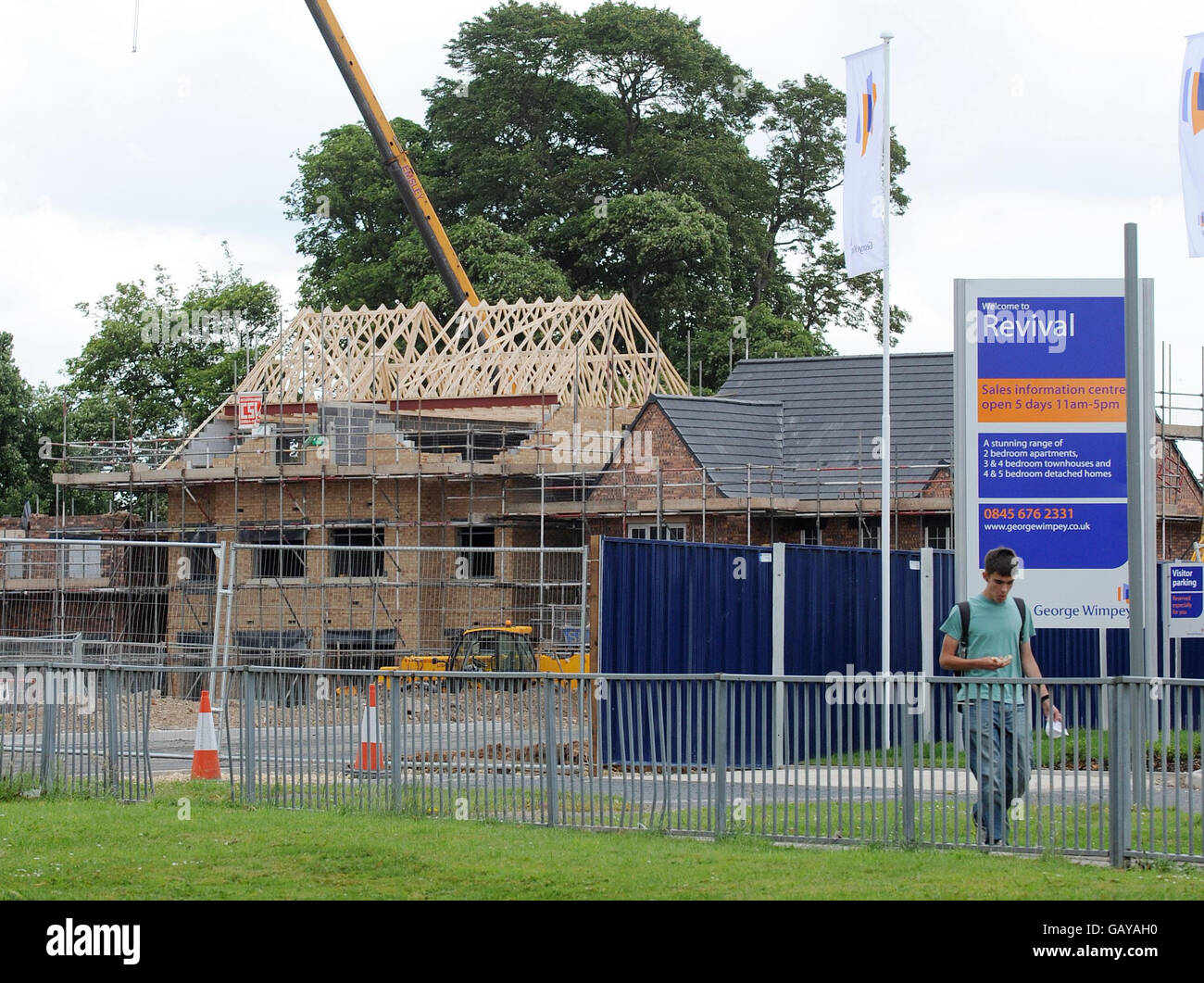 General view george wimpey construction site named revival in york hi ...