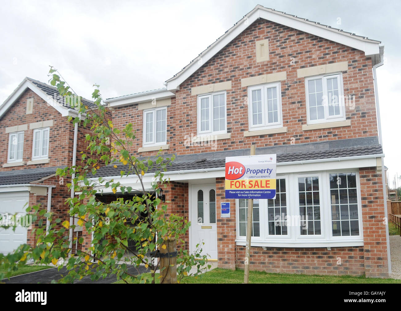A general view of a George Wimpey new home for sale in Brayton, North ...