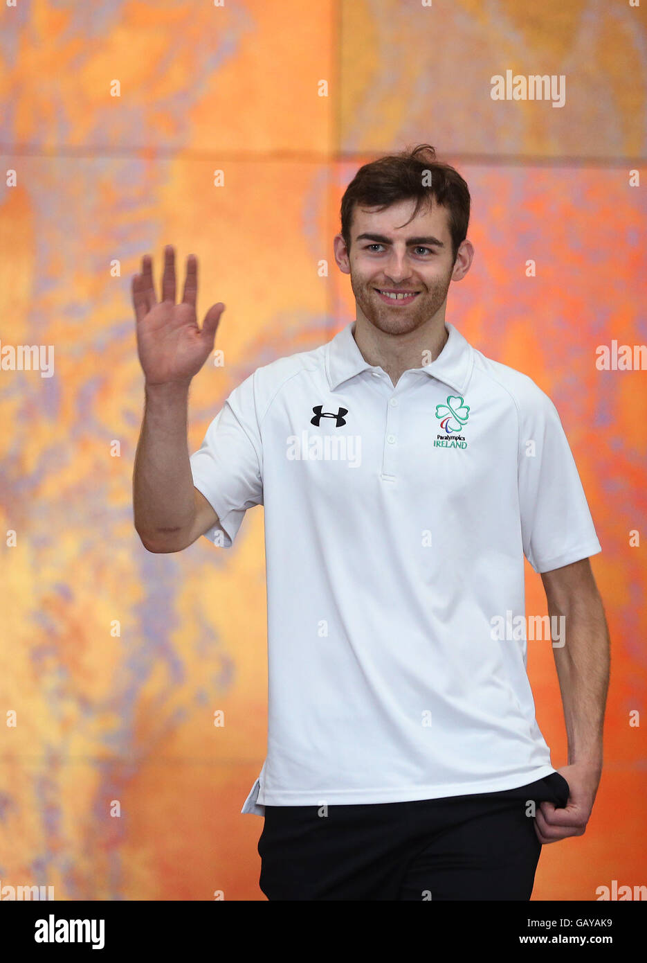 400m runner Paul Keogan during the Irish Paralympic Team announcement ...