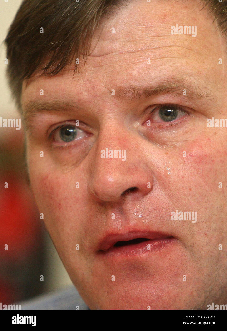 The father of murdered Ben Kinsella, George Kinsella, 48, at a press ...