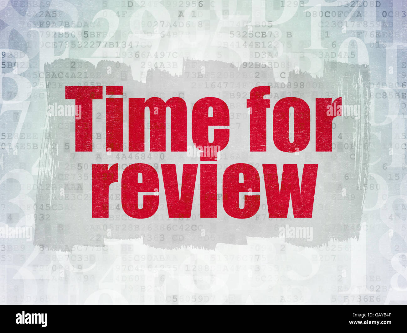 Timeline concept: Time for Review on Digital Data Paper background ...
