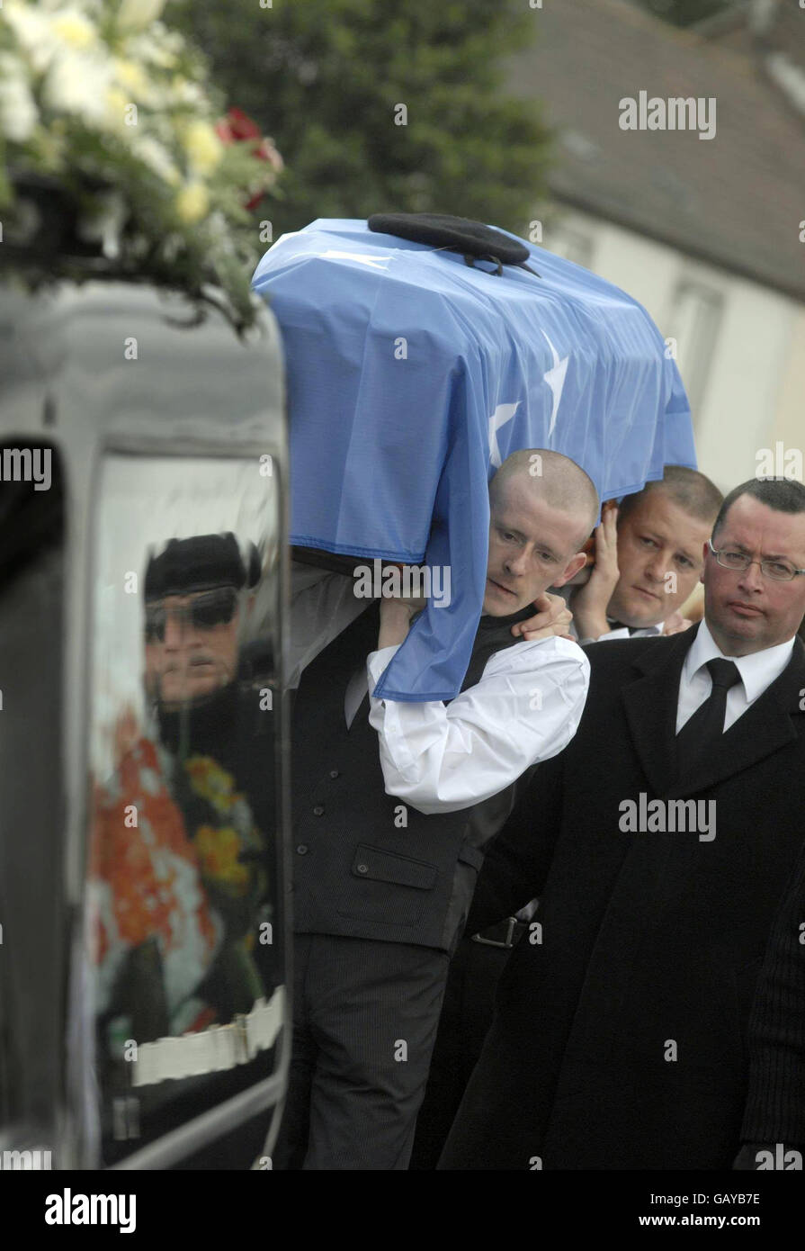 Crip McWilliams funeral Stock Photo - Alamy