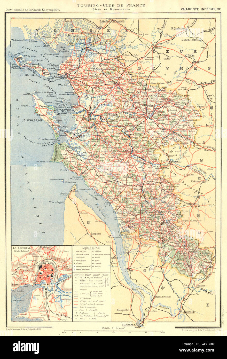 Map france charente maritime hi-res stock photography and images - Alamy