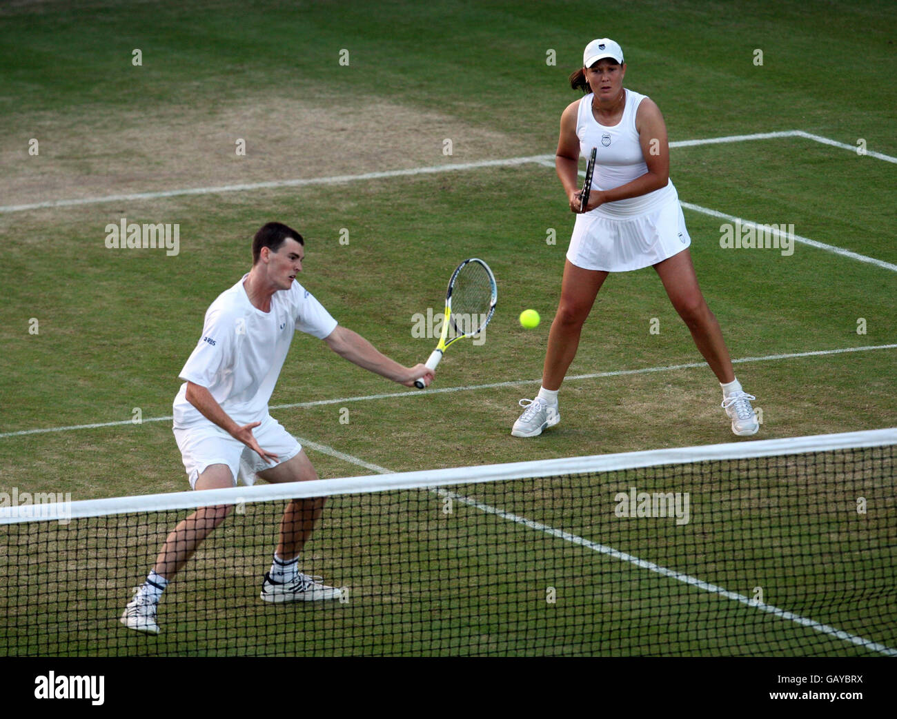 Great Britain's Jamie Murray and USA's Liezel Huber in mixed doubles ...