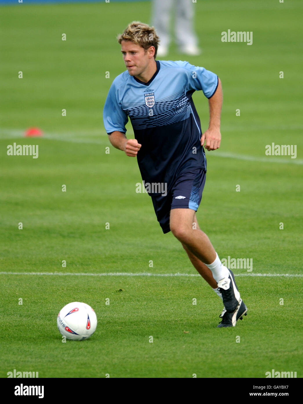 England's James Beattie in action during the training session Stock ...