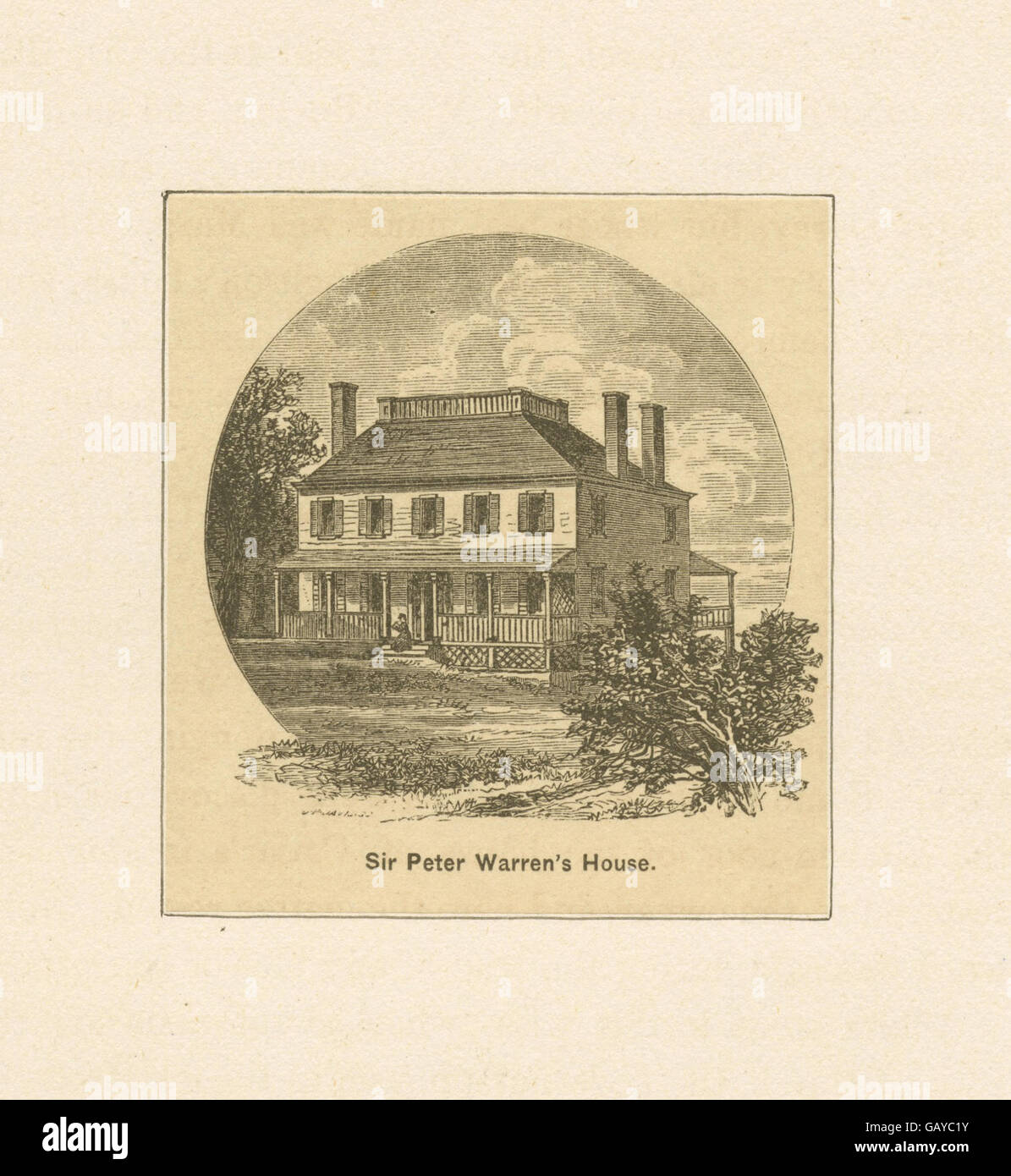 Sir Peter Warren, a British naval officer, had a notable residence that ...