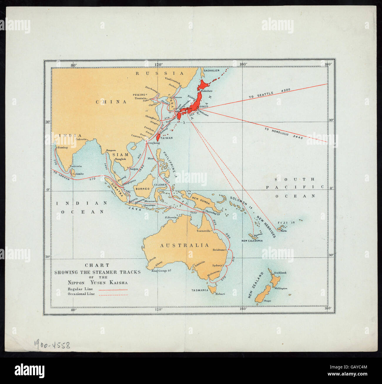 A dinner was held aboard the SS Kasuga, a ship operated by the Nippon ...