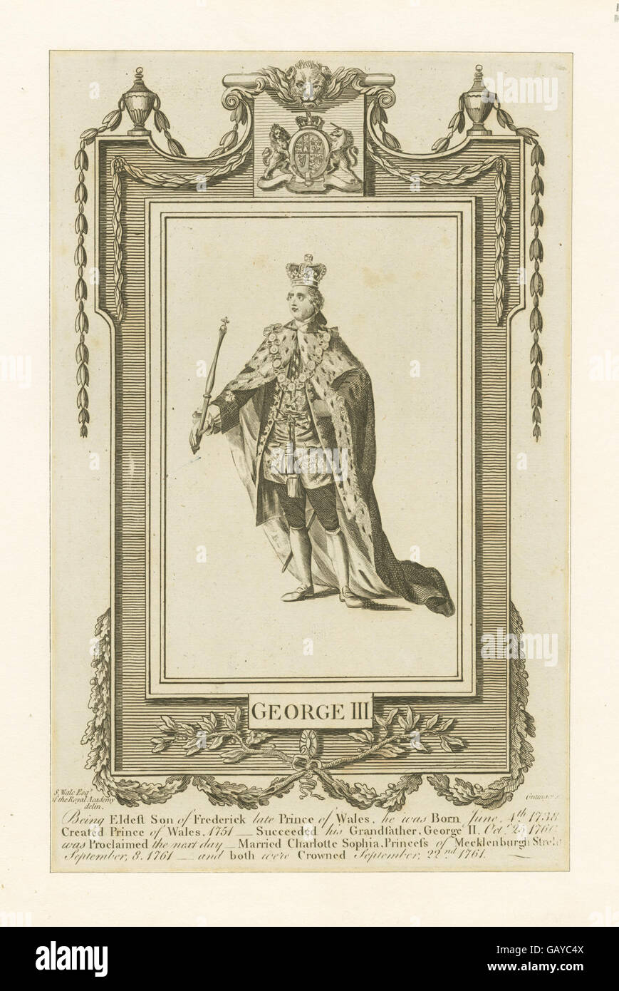 King George III was the King of Great Britain and Ireland from 1760 ...