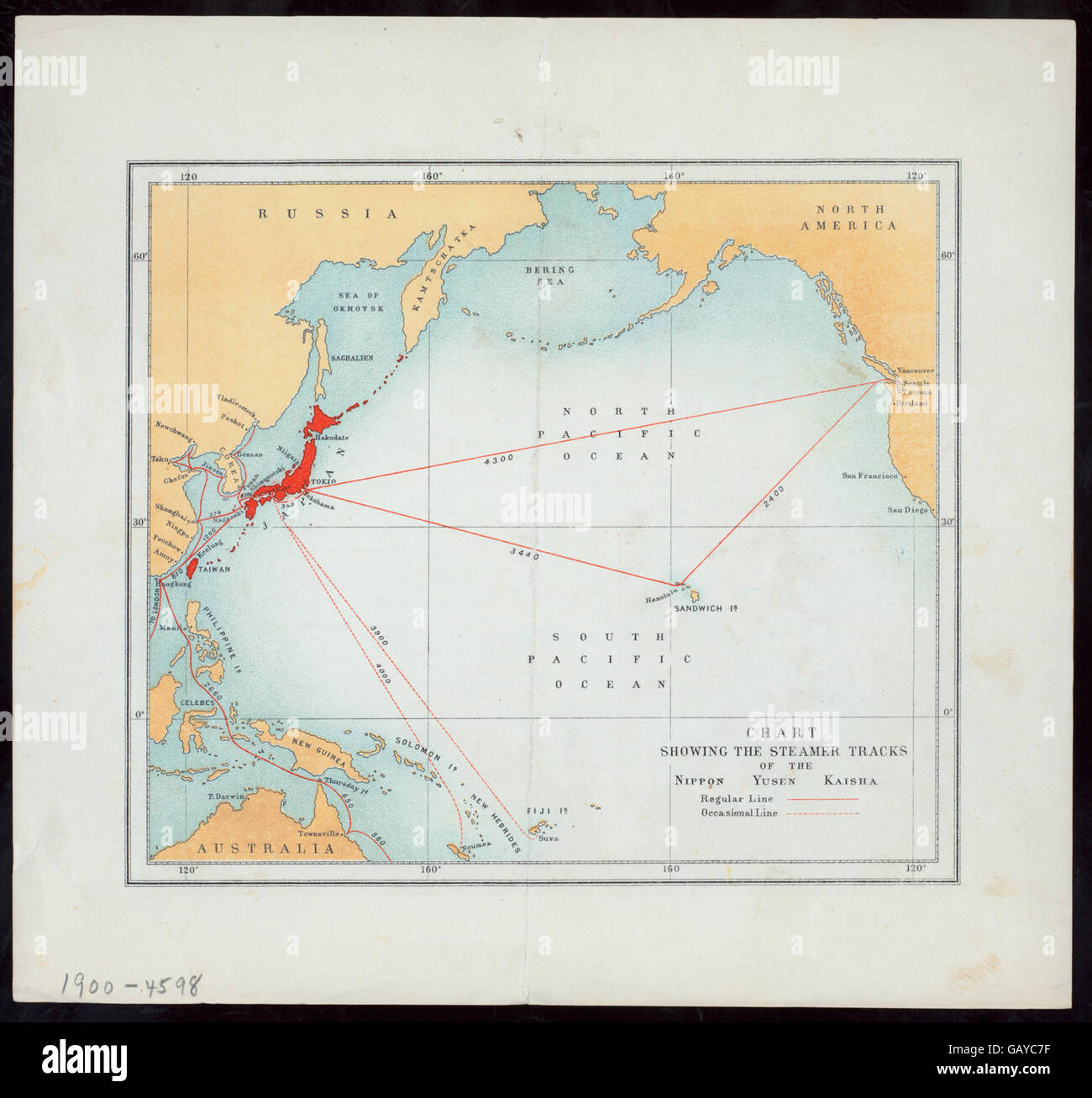 Nippon Yusen Kaisha held a dinner aboard the SS Kasuga, a passenger ...