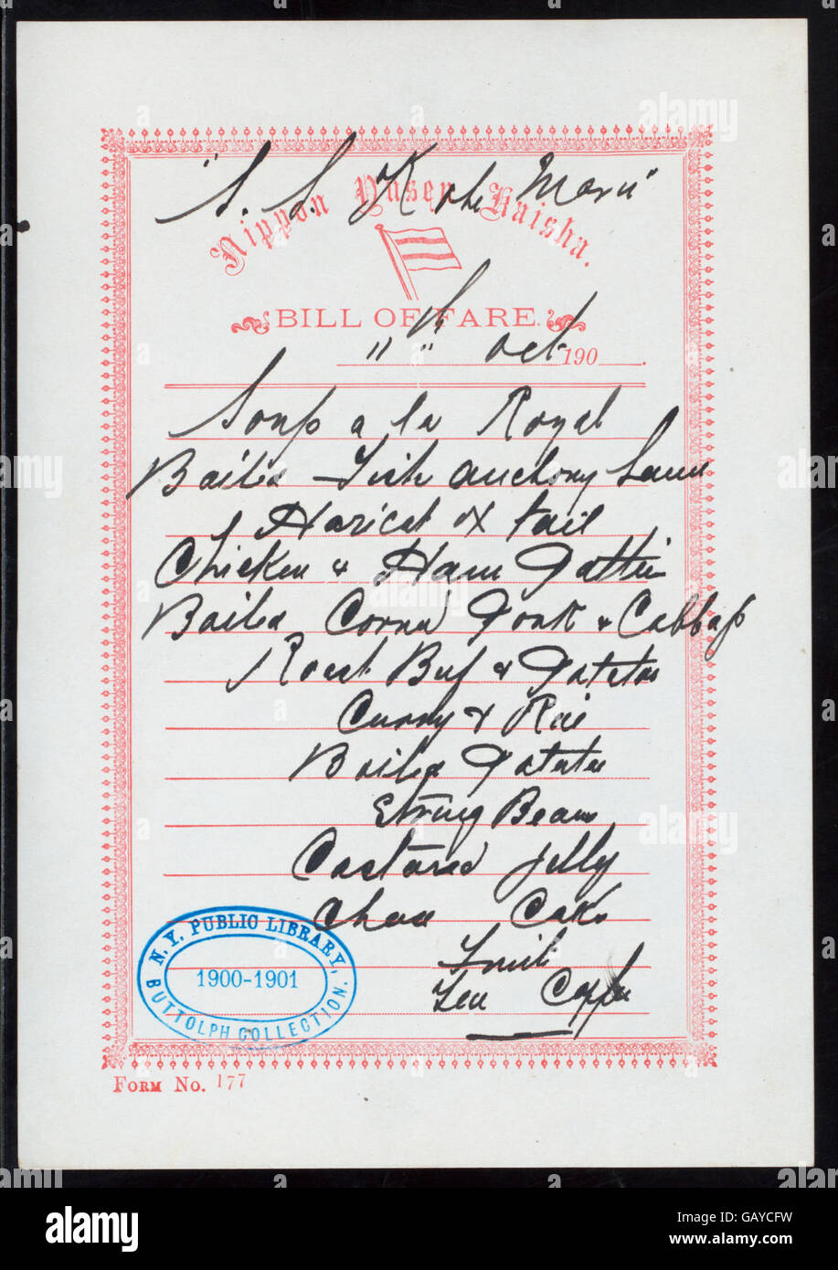 A photograph capturing passengers dining aboard the SS Kobe Maru, a ...