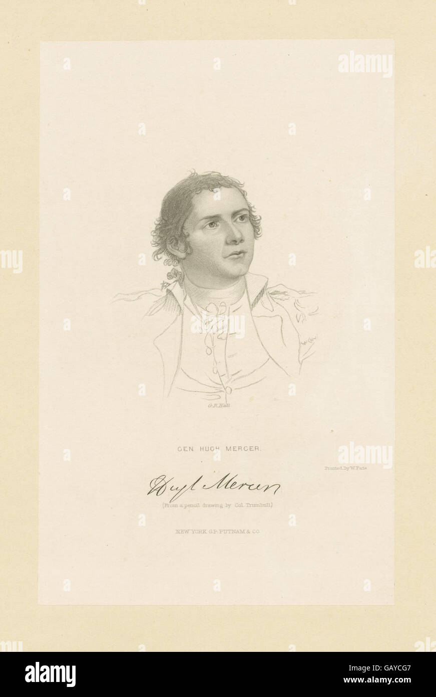 General Hugh Mercer was a Scottish-American officer who fought in the ...