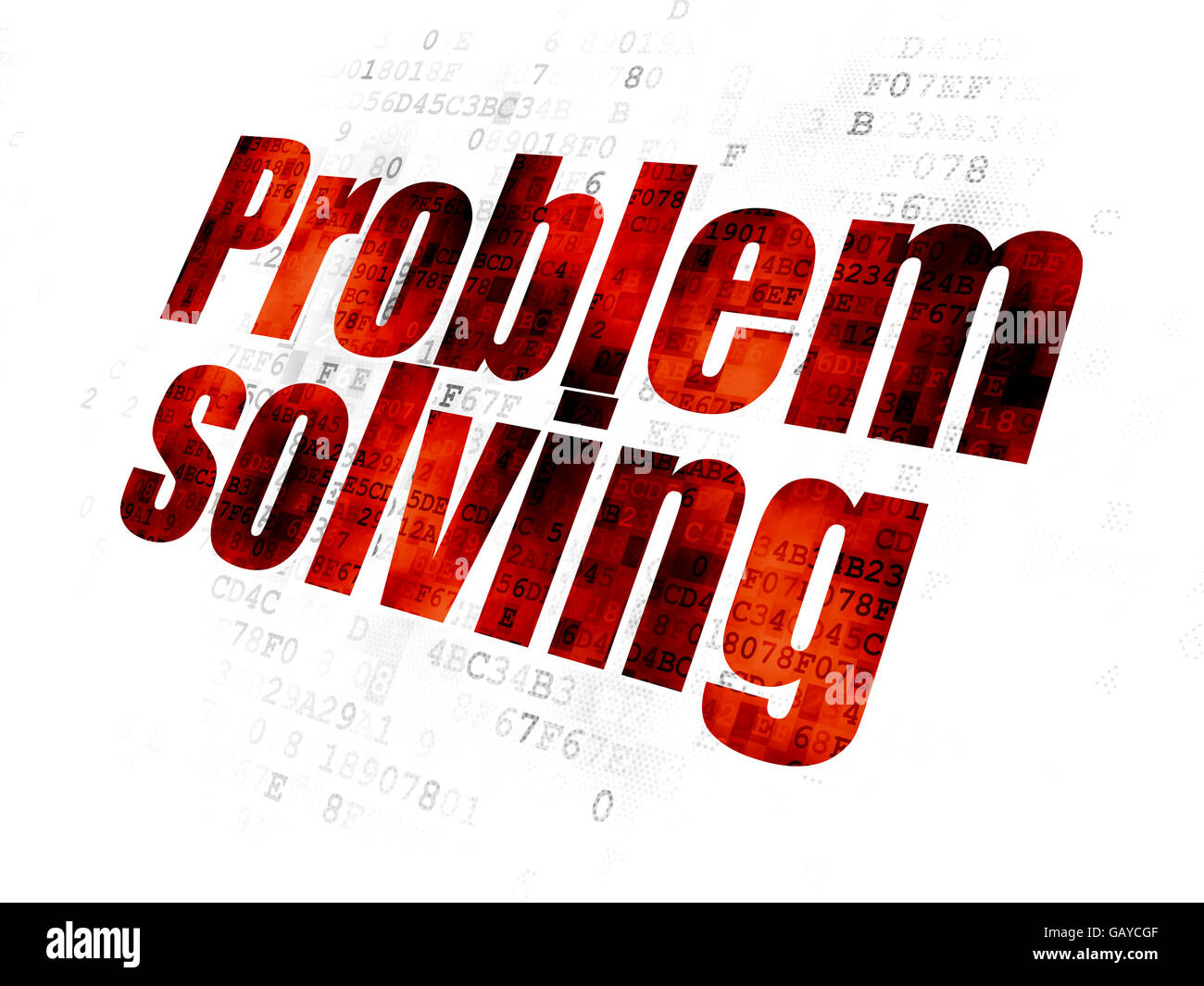 Business concept: Problem Solving on Digital background Stock Photo - Alamy