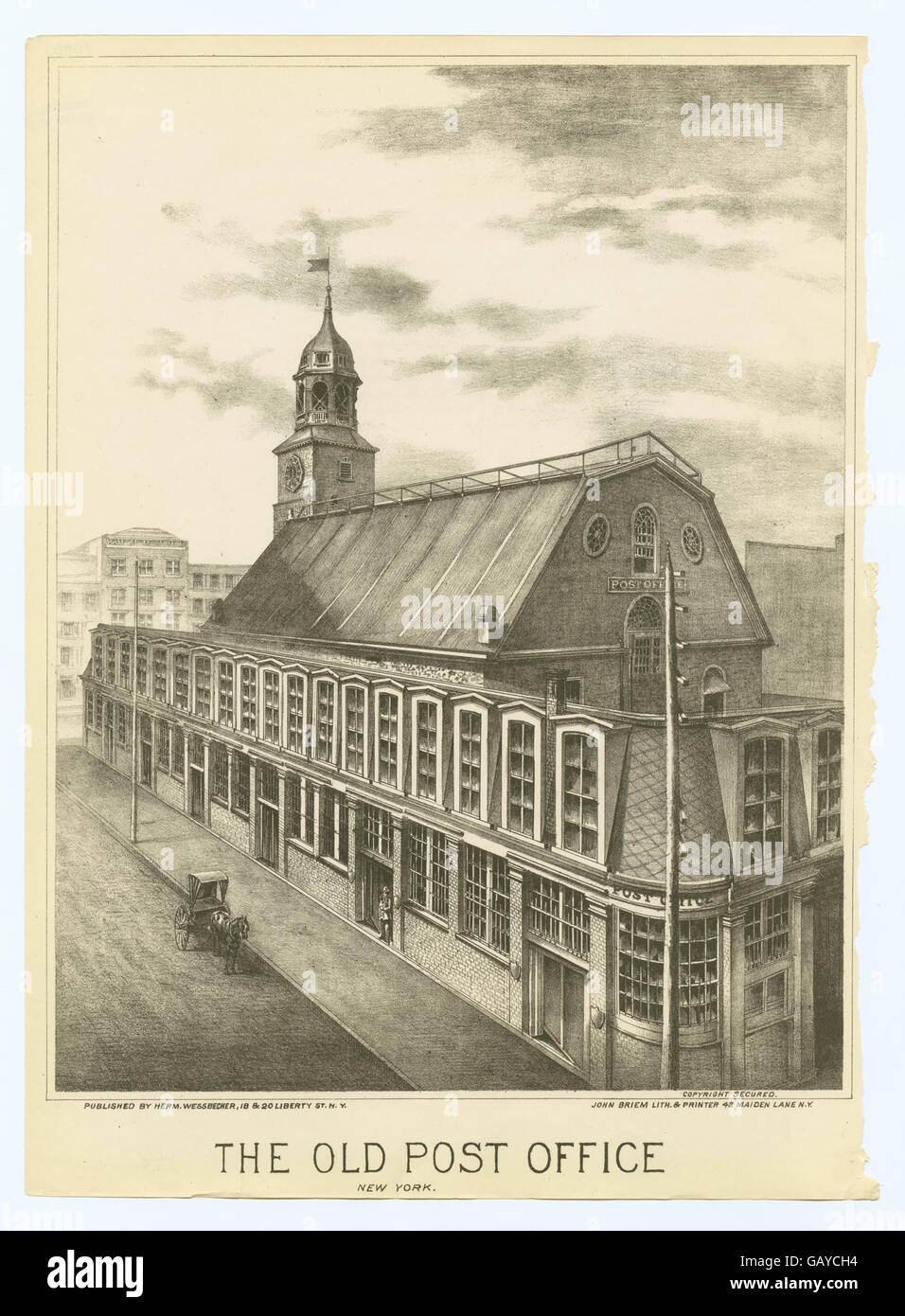 The Old Post Office in New York is a historical building, once serving ...
