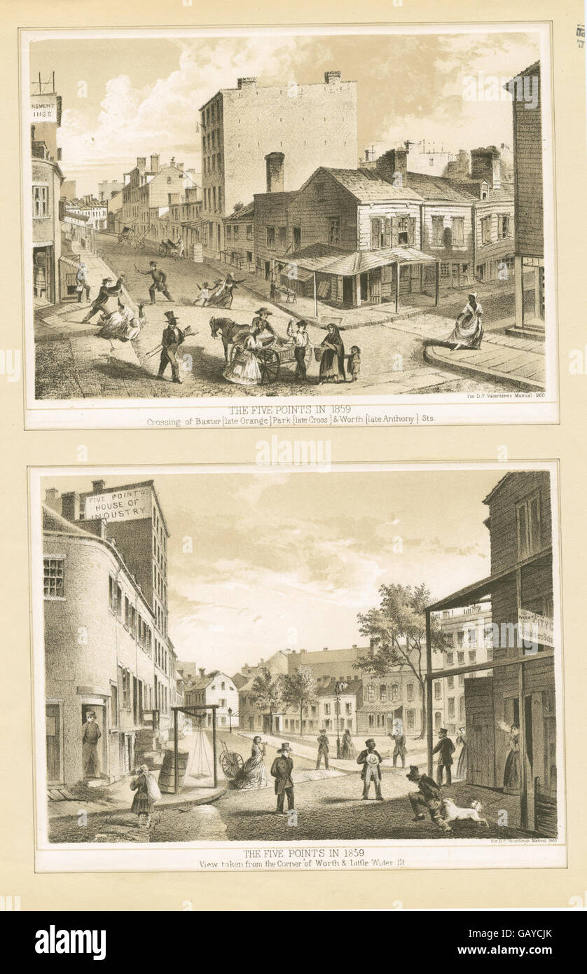 The five points in 1859 hi-res stock photography and images - Alamy