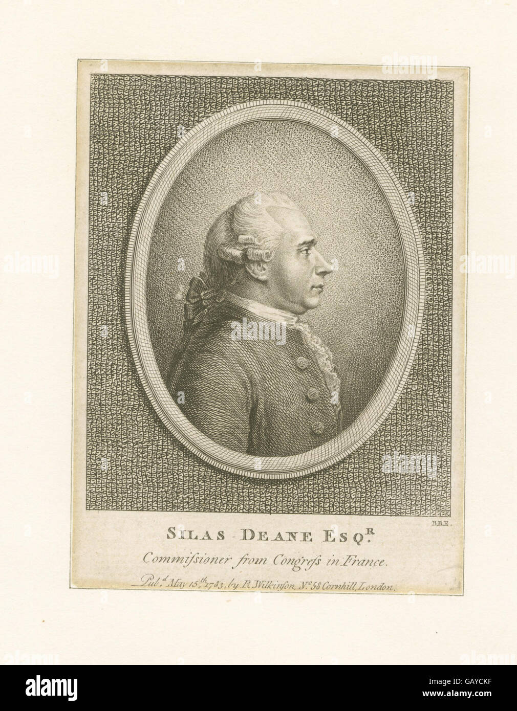 A reference to Silas Deane, an American diplomat and Congressman who ...