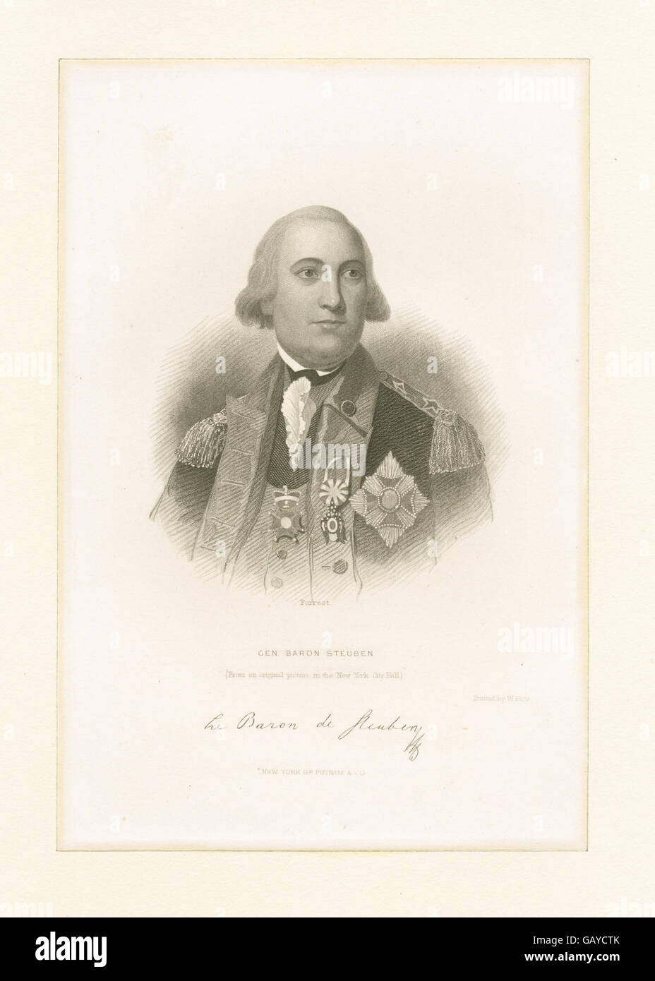 Baron Friedrich von Steuben, a Prussian military officer who became a ...