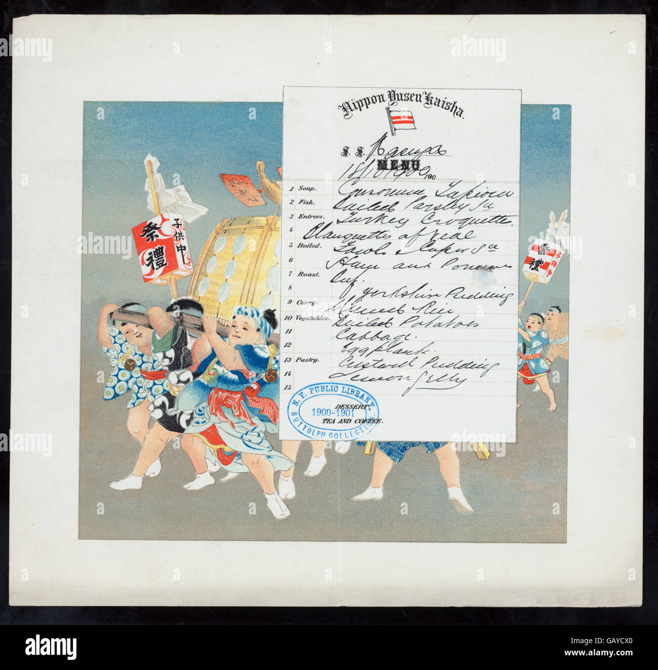 A dinner event hosted by Nippon Yusen Kaisha aboard the SS Kobe Maru ...