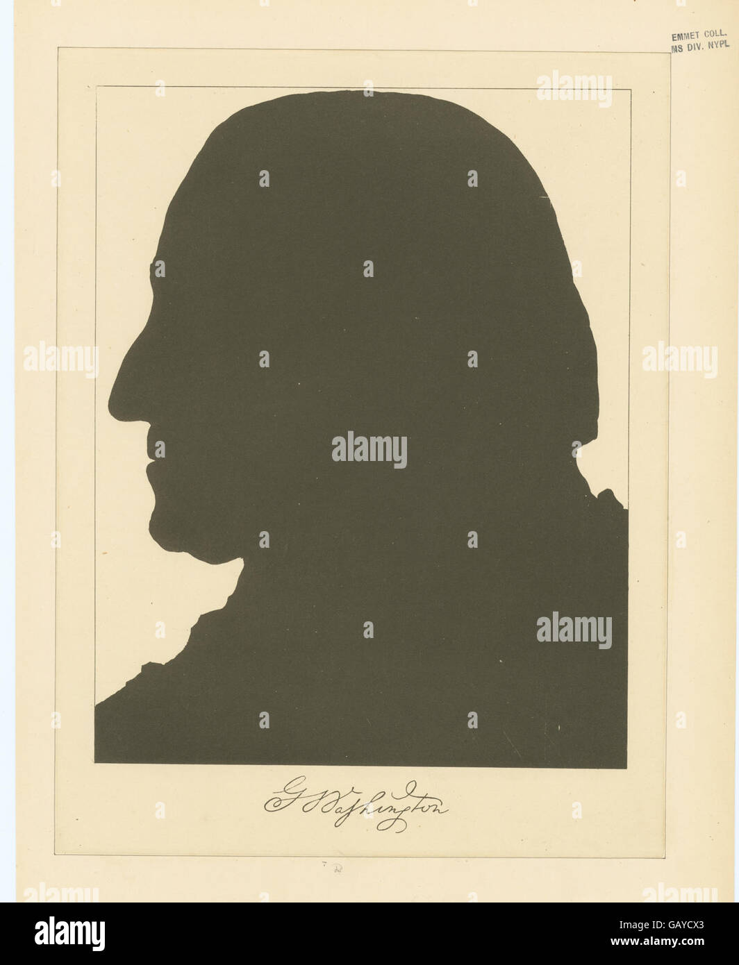 A historical portrait of George Washington, capturing the first ...