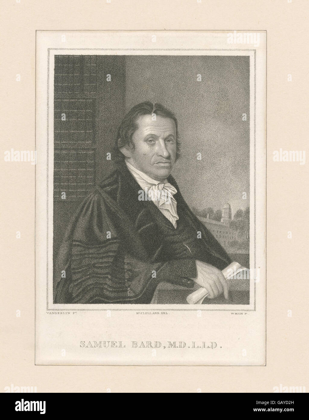 Samuel Bard, M.D. L.L.D ( b13476046-423012 Stock Photo - Alamy